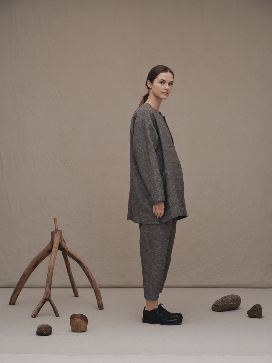 Dogtooth Check Gardeners Jacket – muku